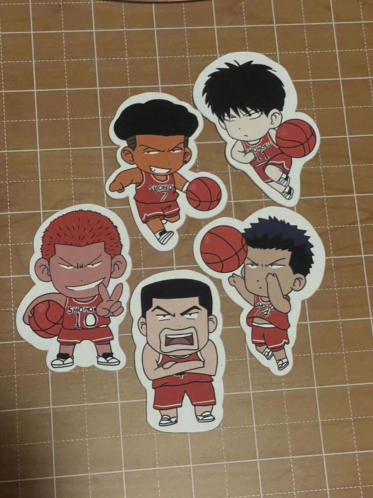 slam dunk waterproof stickers Full Set | eBay