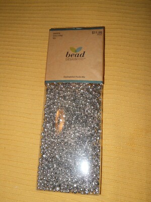 * New ~Bead Design co ~ SILVER electroplated plastic mix Beads ~ MSRP ...