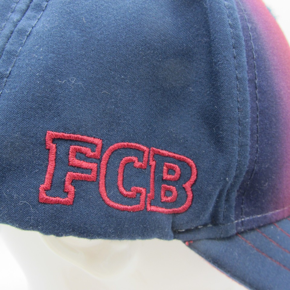 FCB FC Barcelona Hat Cap Ball Soccer Futbol Adjustable Logo Red Blue | eBay