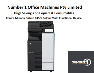 Konica Minolta Bizhub C450i Copy,Print,Scan,Email, Single Pass ADF ...