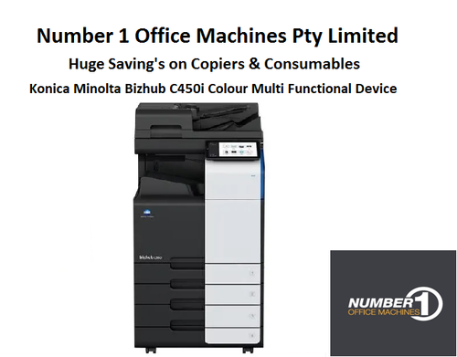 Konica Minolta Bizhub C450i Copy,Print,Scan,Email, Single Pass ADF ...