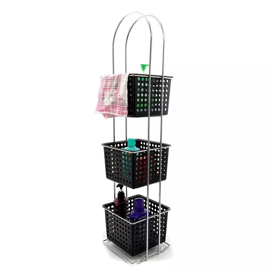 Hanging Over Door Screen Shower Caddy Bathroom Storage Rack Tidy Modern ...