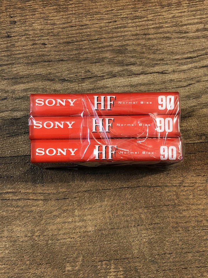 Lot of 3 - Blank SONY HF Cassette Tapes Sealed And Brand New 90 Minute ...
