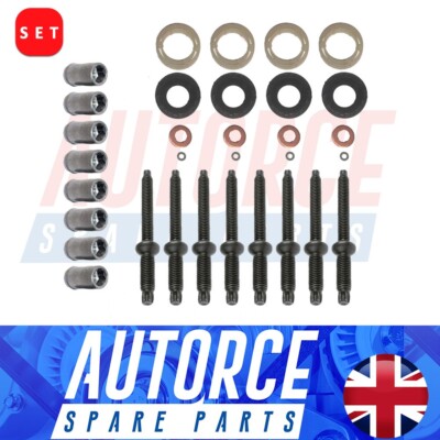 Injector Stud Nut Seal Washer O-Ring Kit For Peugeot Partner Berlingo ...