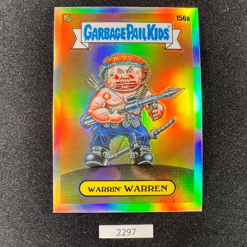 Warrin' Warren (156a) Garbage Pail Kids GPK Chrome 4 ~NM~ *Silver ...
