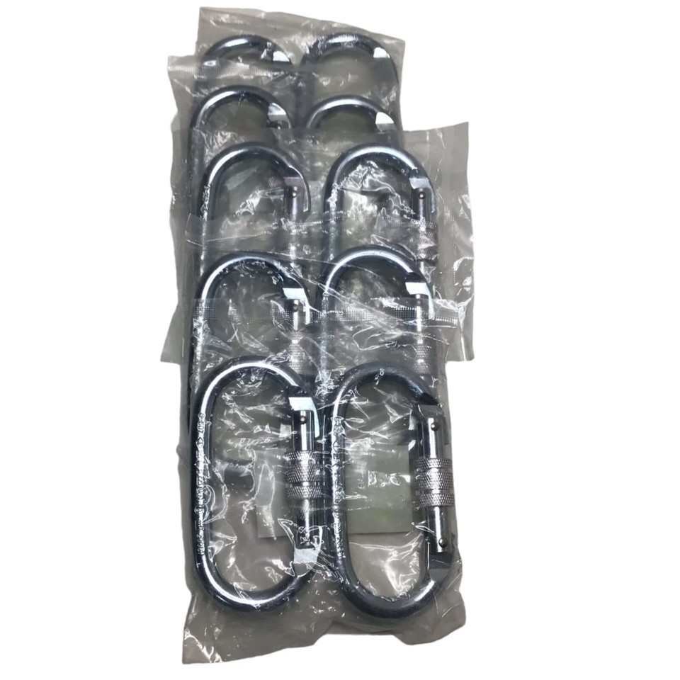 10pk. 8KN Carabiner Screw locking Xtek CE 2777 8 KN – slacklines ...