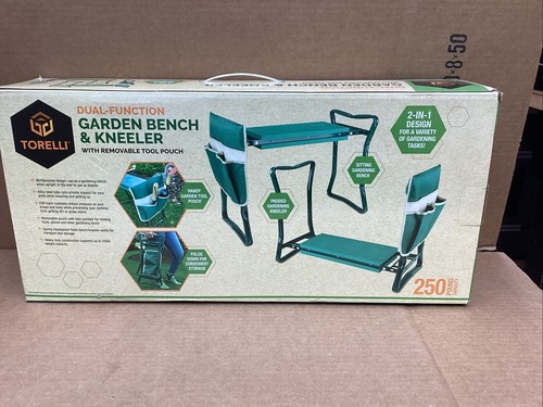 Torelli Dual Function Folding Garden Kneeler Bench With Removable Tool ...