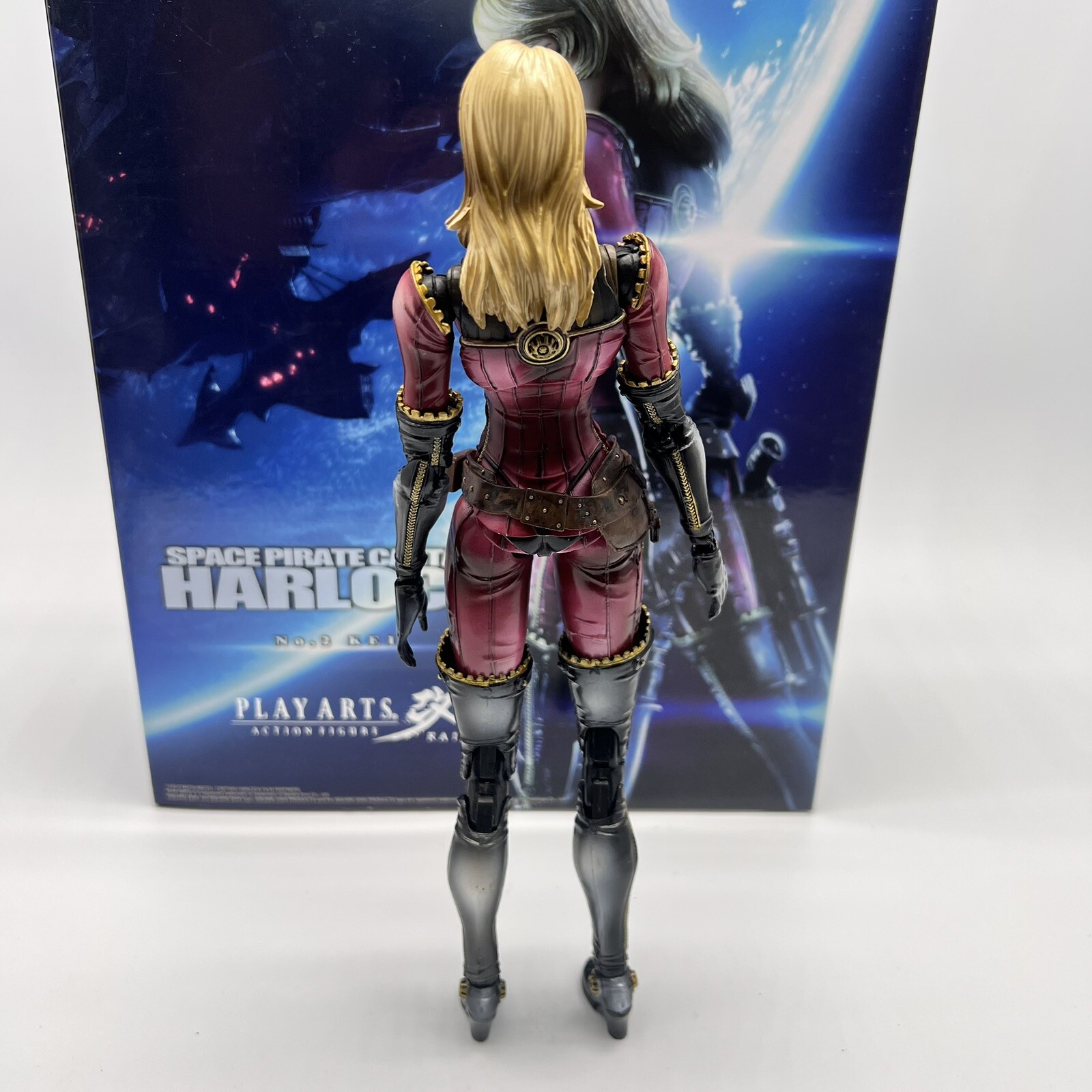 Captain Harlock Space Pilot Action Figure 11in Play Arts Kai Kei Yuki ...