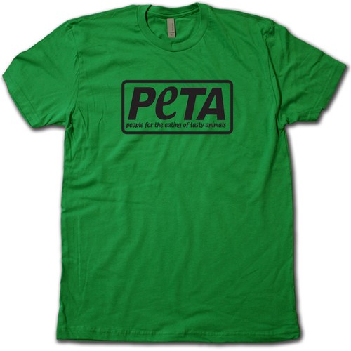 FUNNY parody PETA tshirt people eating tasty animals! | eBay