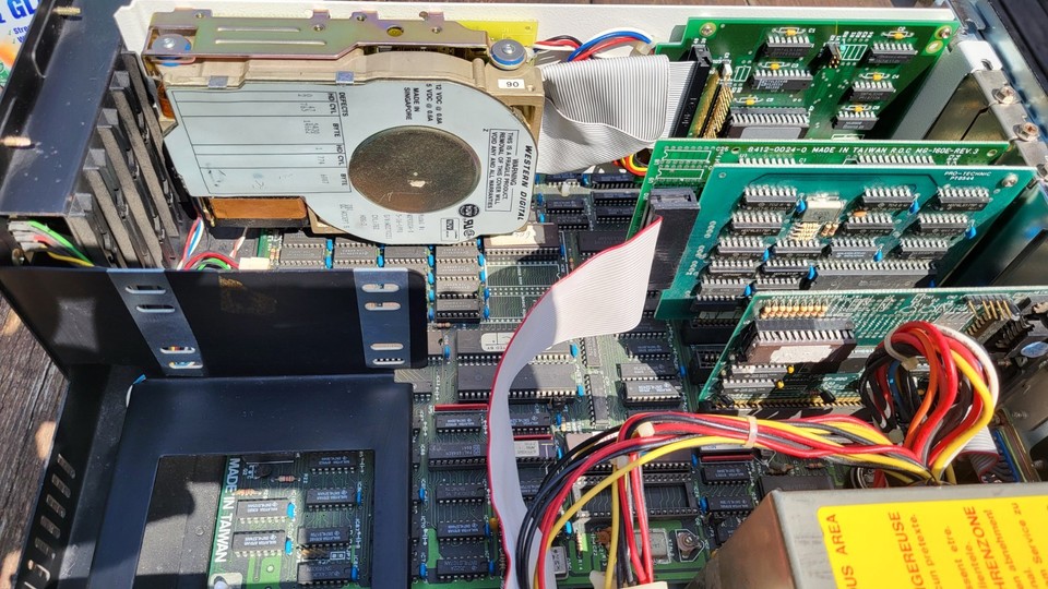 Vintage OPUS PCII Late 1980s IBM‑Compatible Clone – WD Hard Drive + 5. ...