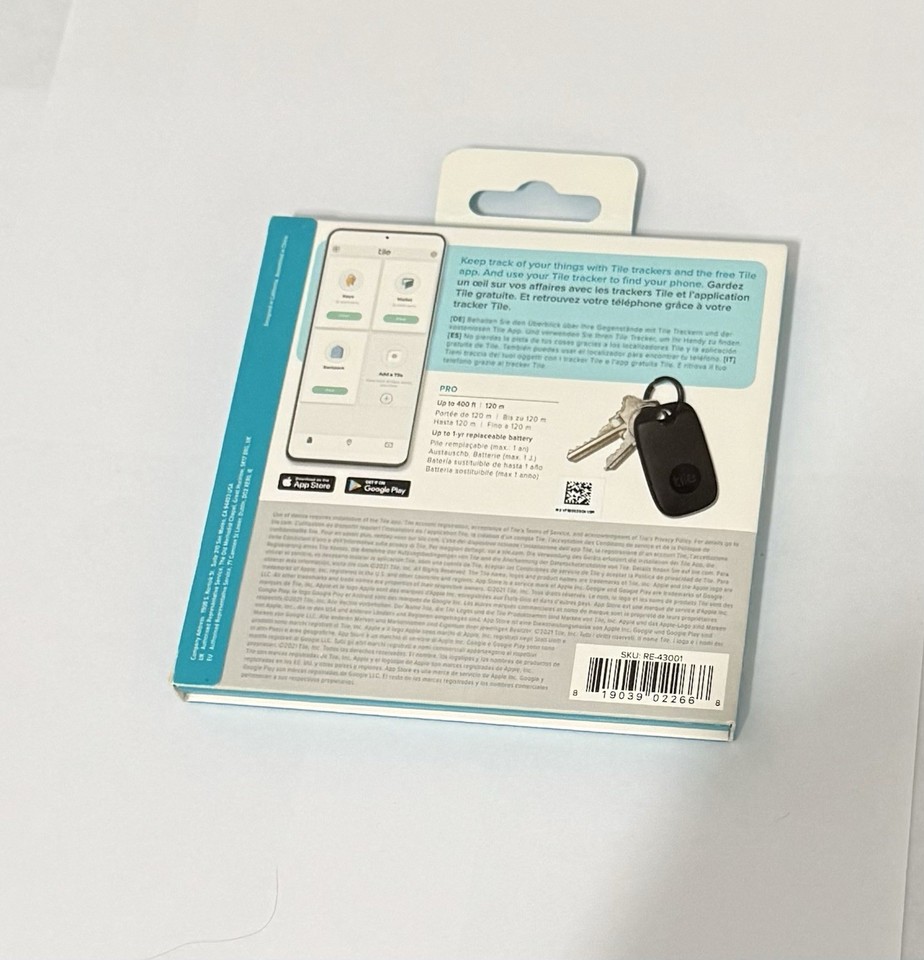 Tile Pro 2022 1-Pack. Powerful Bluetooth Tracker - new without box | eBay