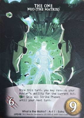 Upper Deck Legendary CCG Matrix - The One - Neo (The Matrix) LPC49 ...