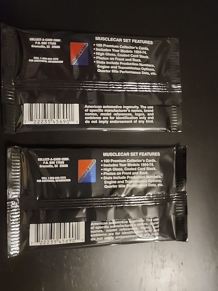 Musclecars, 1992 Sealed Packs,cards | eBay