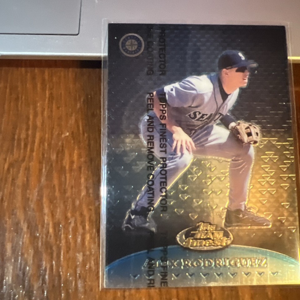 Alex Rodriguez 1999 Topps Finest Team Finest Blue #TF5 /1500 Mariners ...