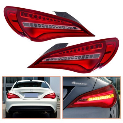 For Benz CLA 2014-2016 Red LED Tail Lights Replace OEM Rear Lamps | eBay