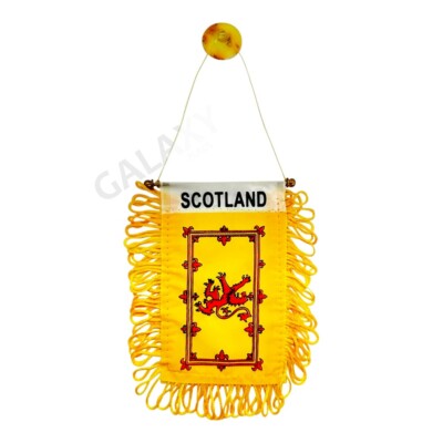 Scotland Lion Flag Mini Banner / Double Sided Mini Scotland Lion Car ...