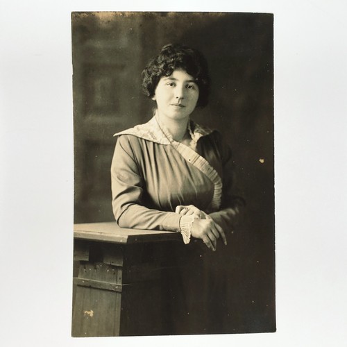 Gorgeous Young Woman RPPC Postcard c1910 Warren Oregon Erickson Real ...