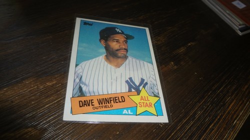 1985 ALL STAR TOPPS #705 DAVE WINFIELD BASEBALL CARD | eBay