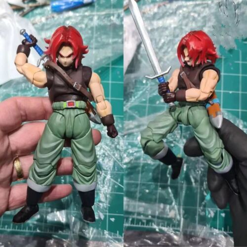 CUSTOM Dragonball shf trunks red god Figure preorder | eBay