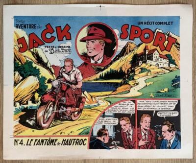 Jack sport Dessin original couverture Bob Dan (Dansler) (Neuf) | eBay