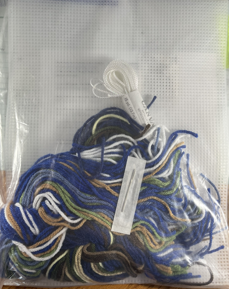 Mary Maxim Winter Snow Globe Tissue Box Cover Plastic Canvas Kit #26813 ...