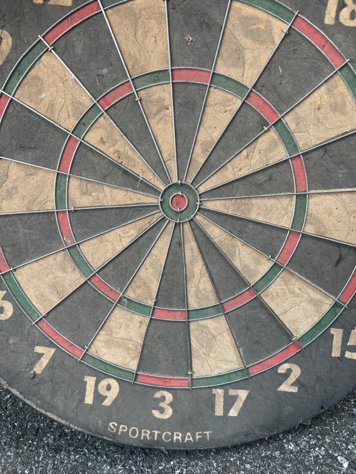 Vintage Sportcraft Player's Choice Dart Board Official Size 18" Weighs ...