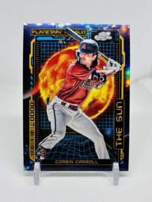 2023 Topps Chrome Cosmic Corbin Carroll Planetary Pursuit SP The Sun ...