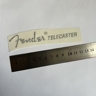 VINTAGE Style FENDER Telecaster GUITAR HEADSTOCK DECAL STICKER / Peel ...