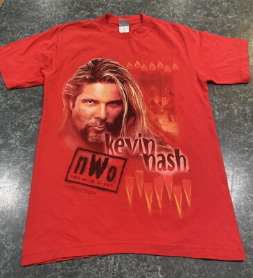 Vintage 1998 WCW NWO Kevin Nash Wolfpack Too Sweet Big Sexy Diesel Tee ...