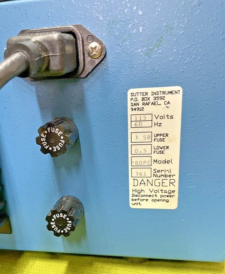 SUTTER INSTRUMENTS MODEL P-80 BROWN FLAMING MICROPIPETTE PULLER | eBay