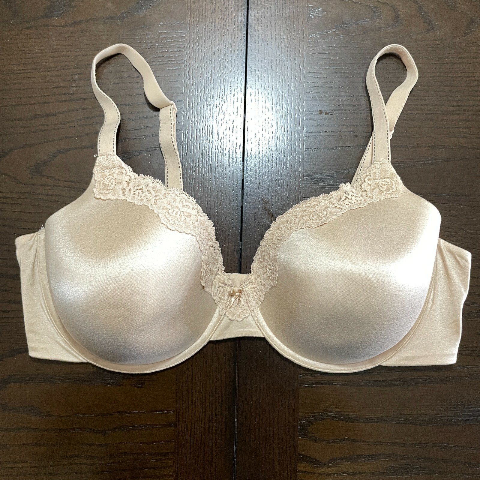 Maidenform Comfort Devotion Bra 40DD Underwire Satin Padded Cup ...