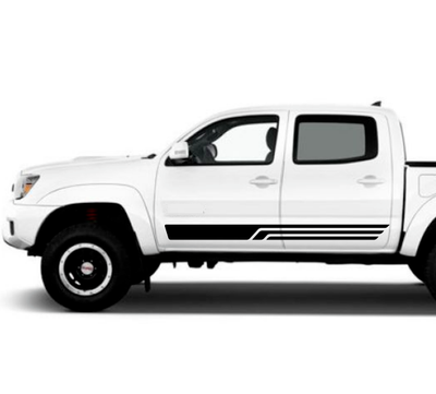 Decal Sticker Graphic Side Stripe Body Kit For Toyota Tacoma Bed Racing ...