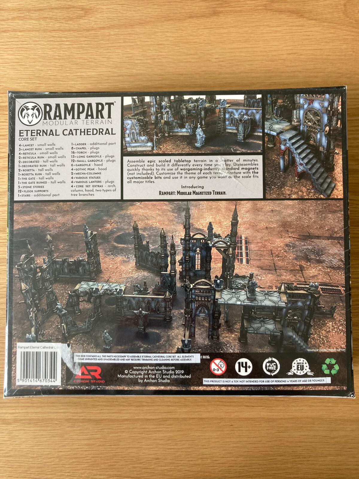 Rampart Eternal Cathedral Modular Plastic Terrain Kit Scenery | eBay