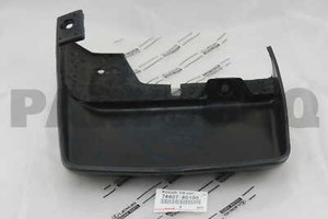 7660760100 Genuine Toyota MUDGUARD SUB-ASSY, QUARTER PANEL, REAR RH ...