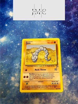 Pokémon TCG Onix Base Set 2 84/130 Regular Unlimited Common Mint | eBay