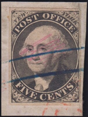 US # 9X1 Washington New York Postmaster PROVISIONAL Signed Used on ...