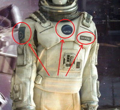 FANCY DRESS MOVIE PROP INTERSTELLAR ENDURANCE SPACE EXPLORATION BRAND ...