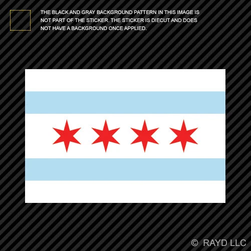 Chicago Flag Background