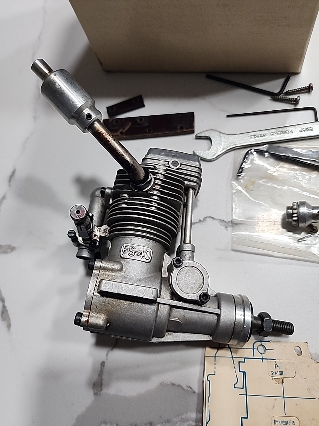 O.S. FS-40 4-stroke R/C AIRPLANE ENGINE Made In Japan | eBay