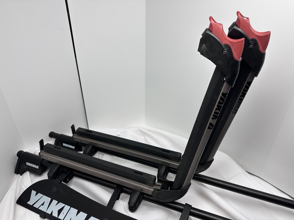 Yakima RailGrab Round Bar Roof Rack 48" set, POWDERHOUND Ski/snowboard ...