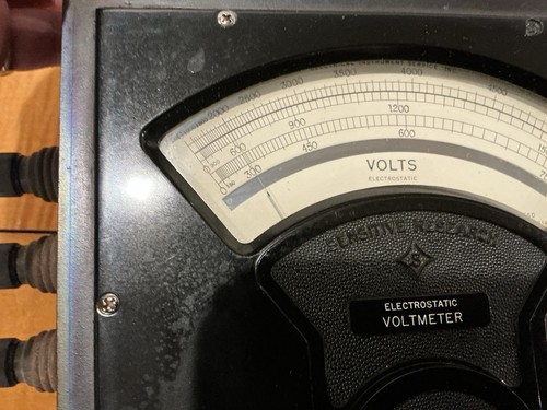 Vtg 1968 Electrostatic Voltmeter Model ESD by Sensitive Research ...