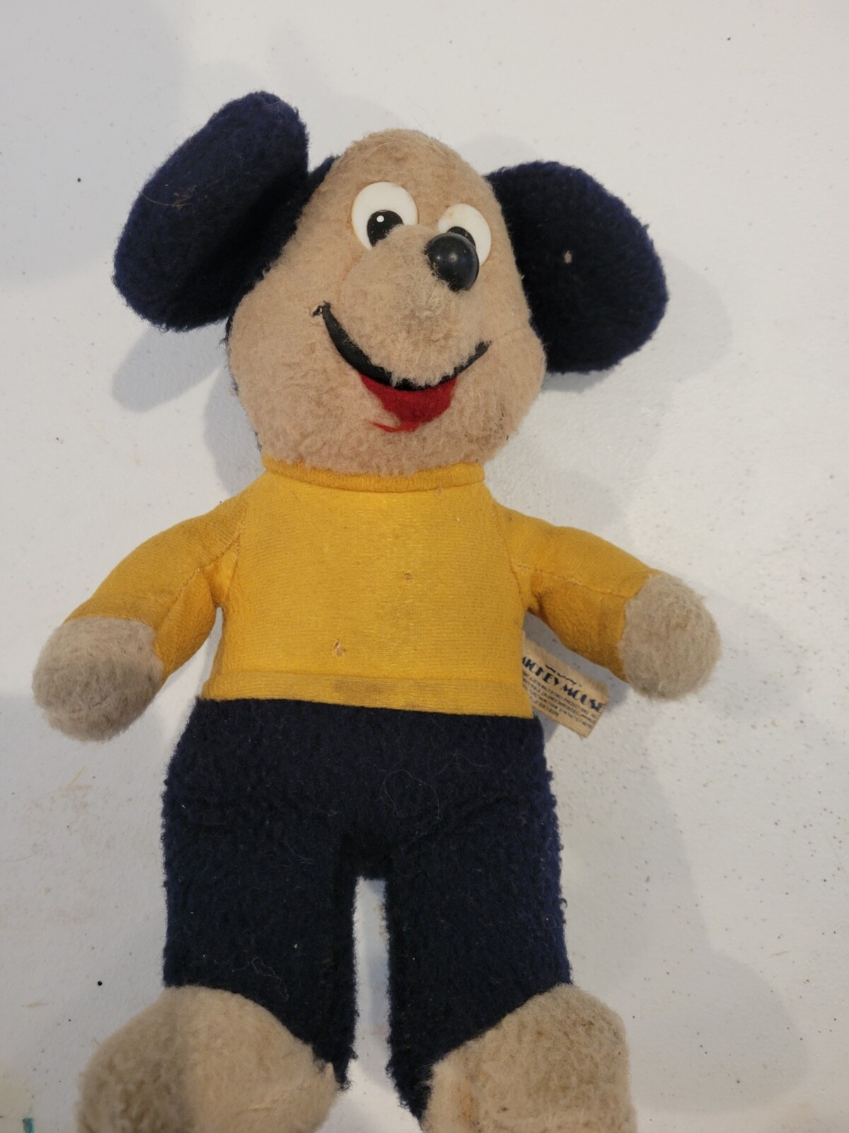VTG 60s 70s Disney Plush Mickey Mouse Knickerbocker Stuffy Toy Music ...