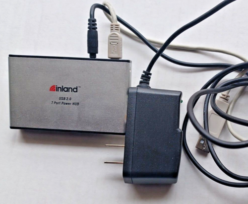 Inland 7 Port USB 2.0 Powered Hub | eBay