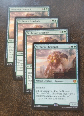 4x Verdurous Gearhulk mythic rares - Kaladesh - NM/VG | eBay
