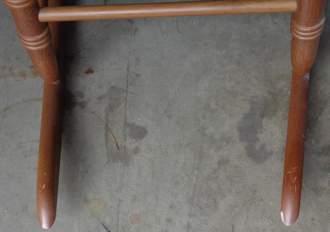 Vintage Solid Wood Spindle Rocking Chair - NEEDS TLC - CLASSIC STYLE ...
