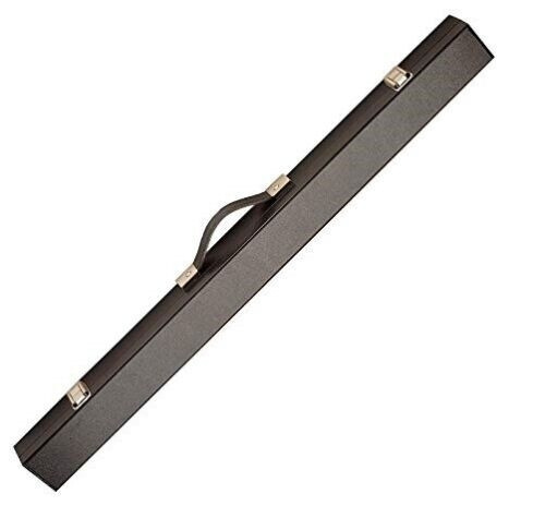SNOOKER POOL CUE CASE HARD BLACK FOR A 57" 2-PIECE CENTRE SPLIT | eBay UK