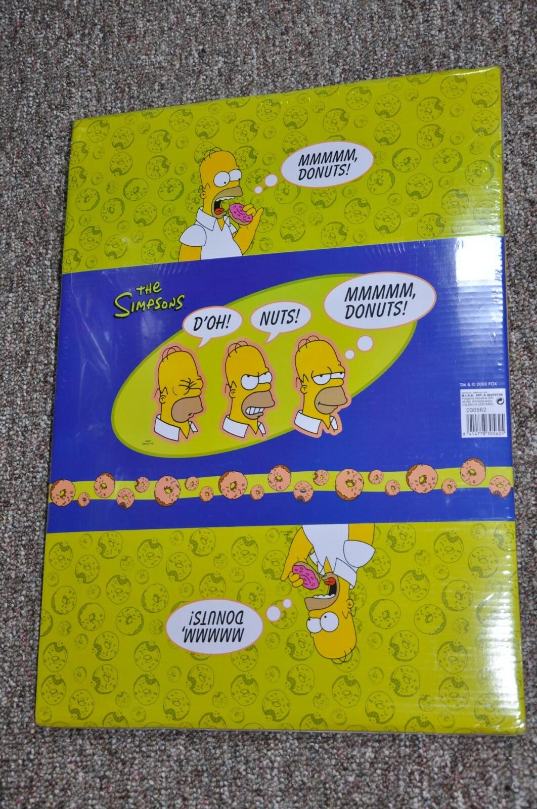 The SIMPSONS - 3 VARIOUS STORAGE BOXES(49 X 29 X 20) Sealed-MISA/MEXICO ...