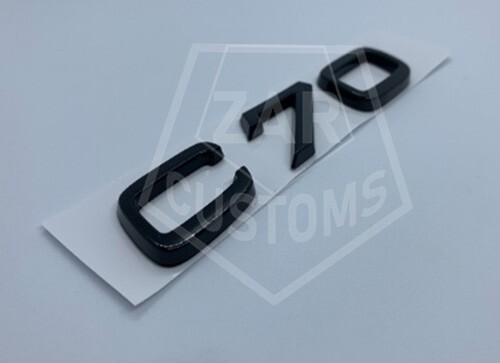 Volvo C70 Gloss Black Rear Bootlid Lettering Logo Emblem Badge | eBay UK