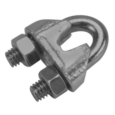 2 X 20mm Galvanised Wire Rope Grips | eBay Australia