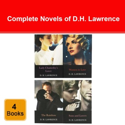 The Complete Novel of D.H. Lawrence 4 Books Collection Set - 12 ...